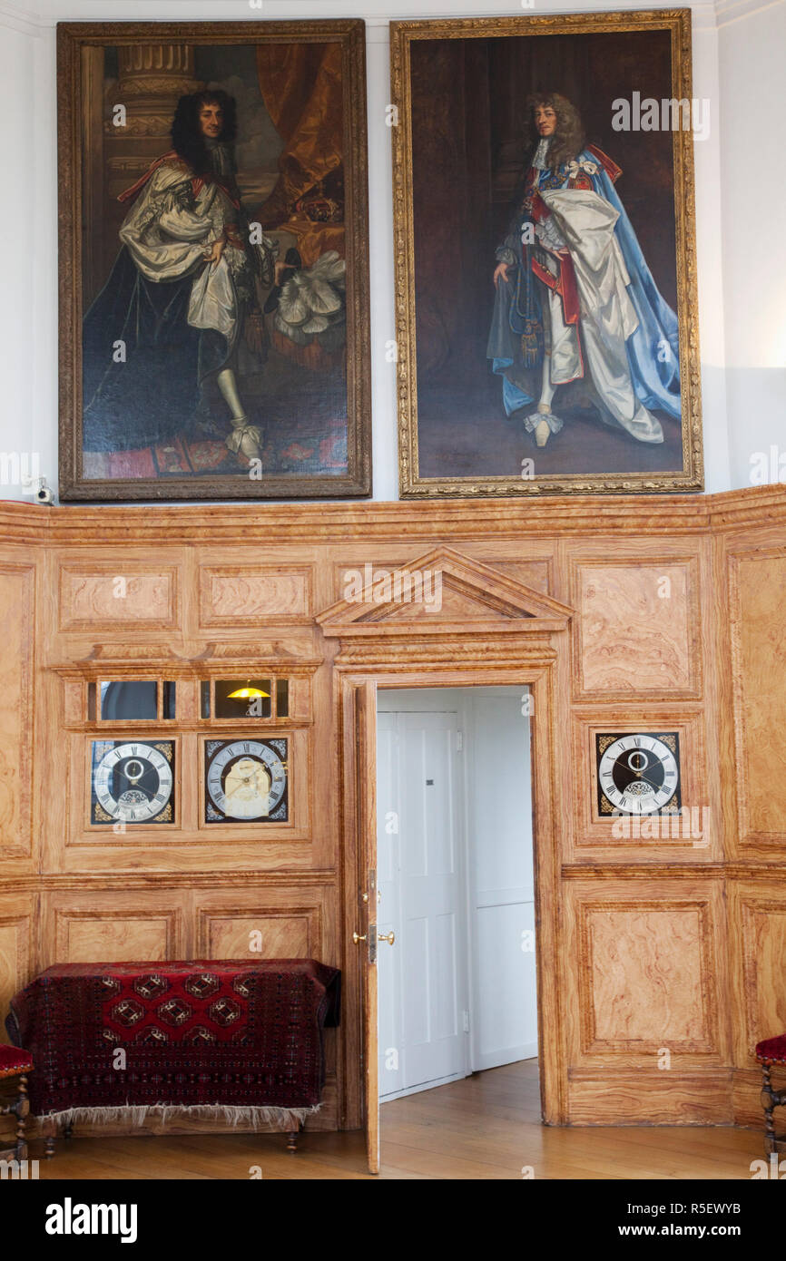 England, London, Greenwich, Royal Observatory, Flamsteed House, The ...