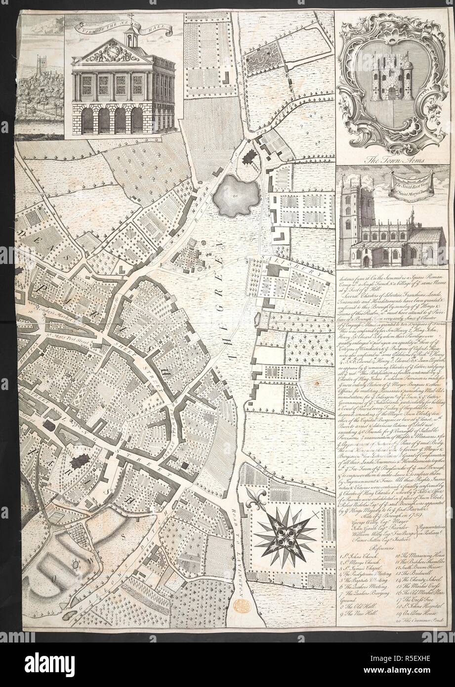 An accurate Plan of the ancient Borough of Devizes. Source: Maps K.Top ...
