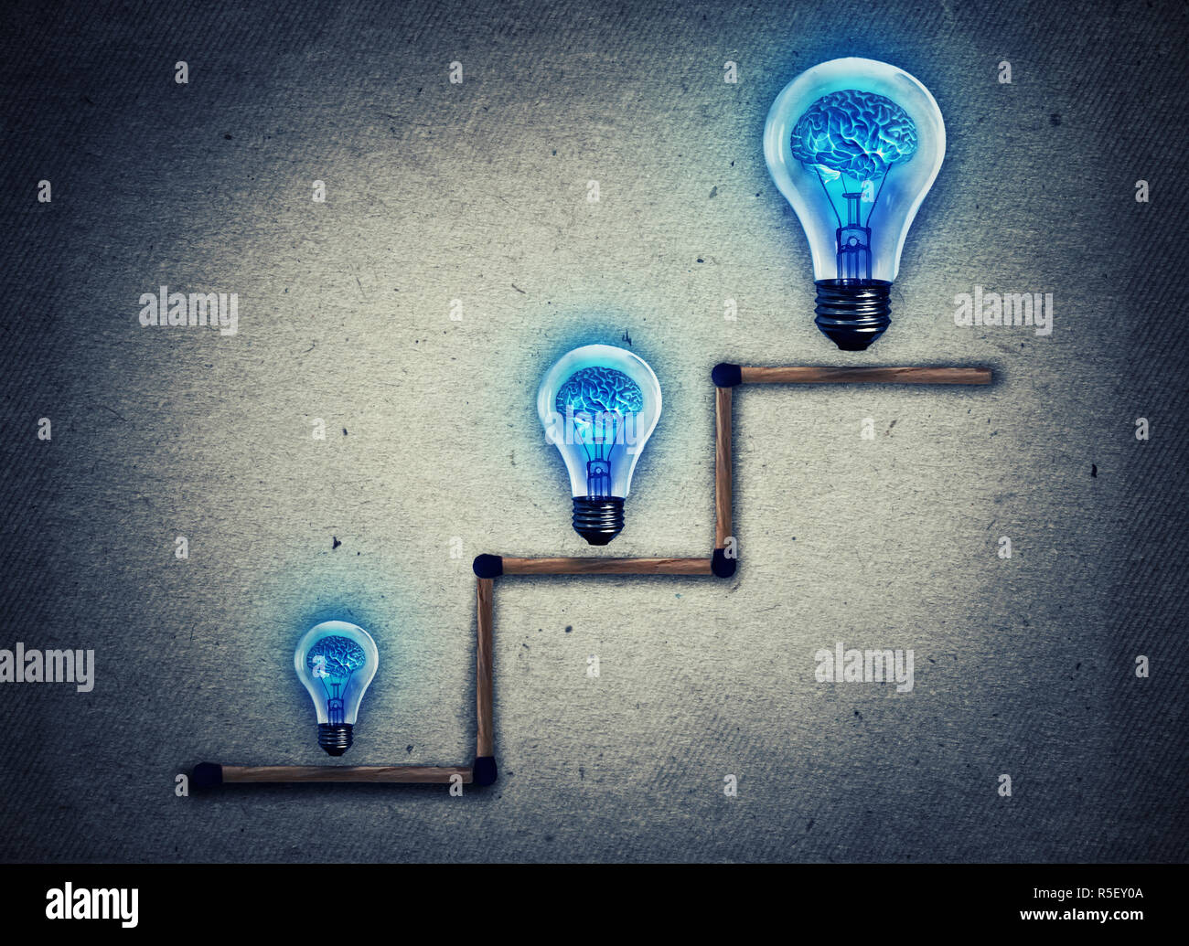 Brain size evolution hi-res stock photography and images - Alamy