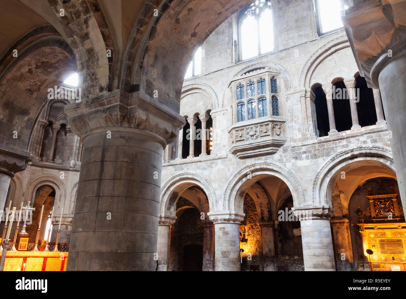 England, London, The City, Priory Church of St. Bartholomew the Great ...