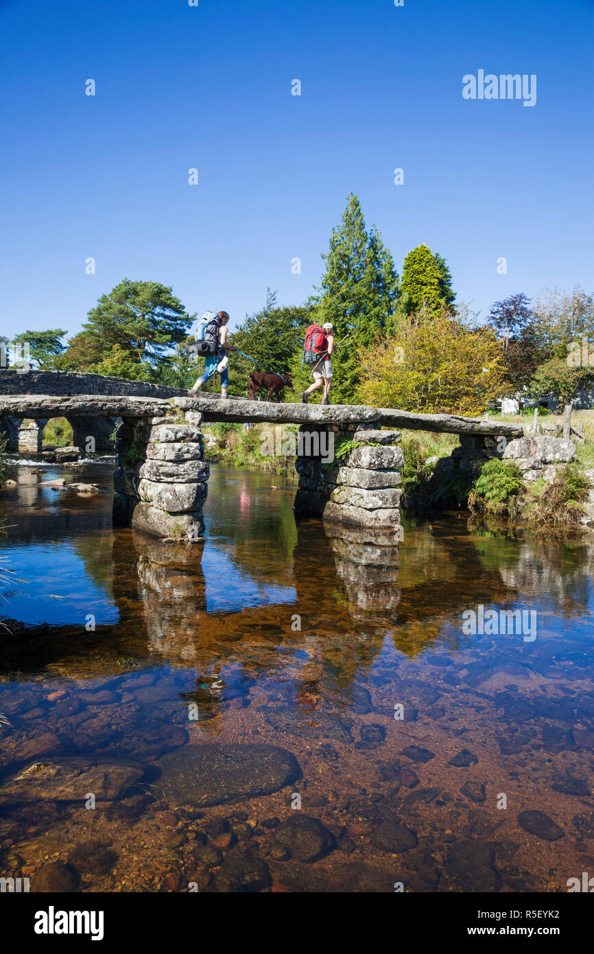 Dartmoor clapper postbridge walkers hi-res stock photography and images ...