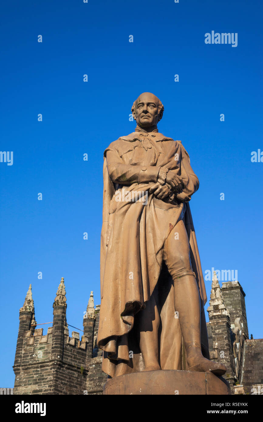 England, Devon, Tavistock, Statue of Francis Russell, Duke of Bedford ...