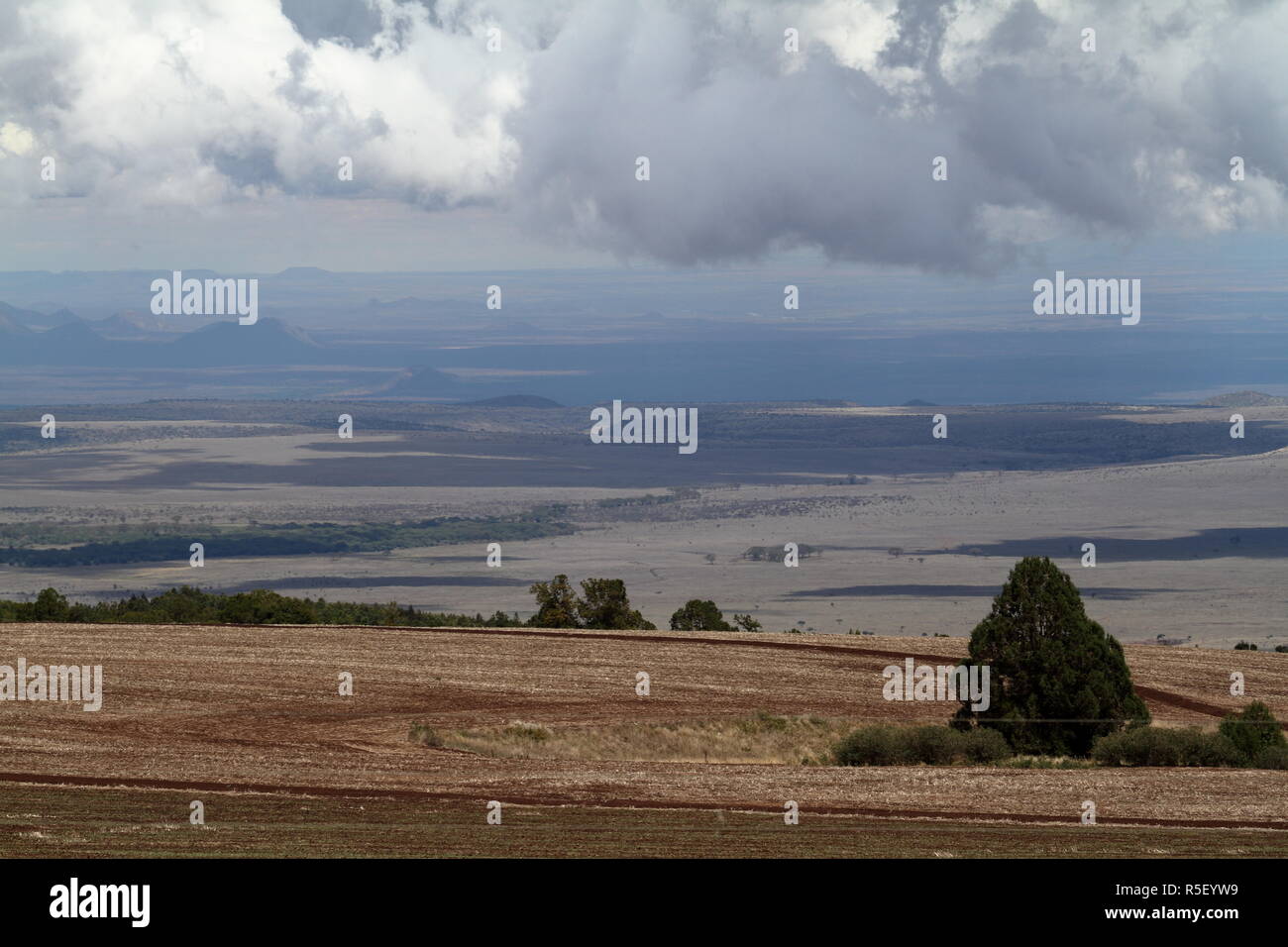 the landscapes in north kenya Stock Photo - Alamy