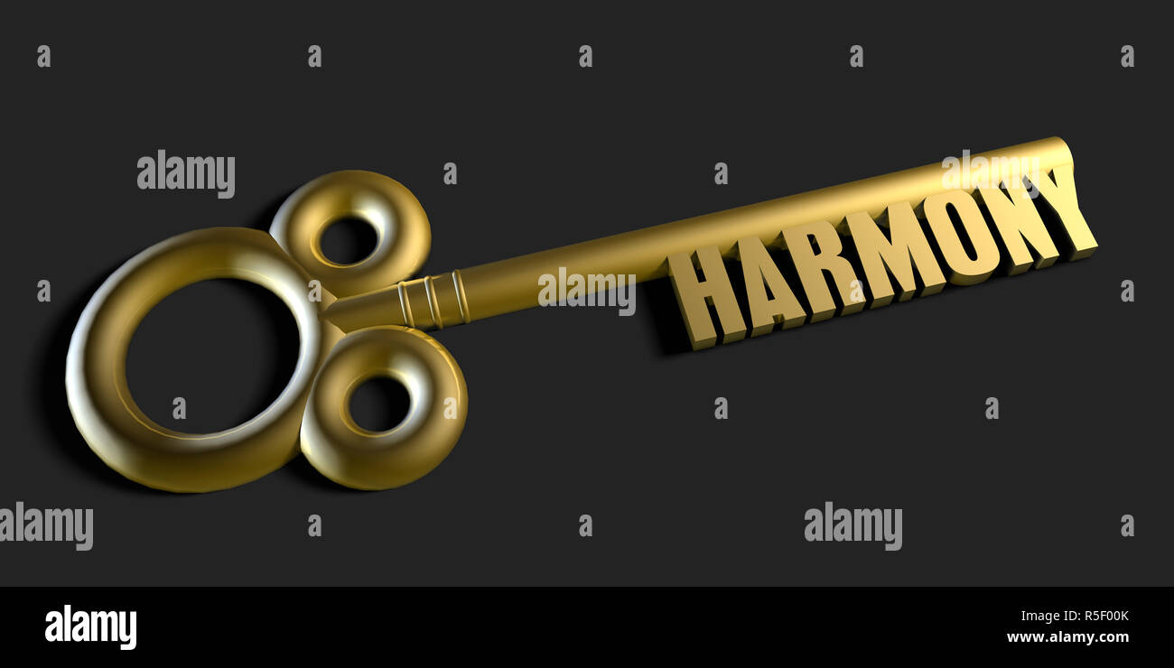 Key To Your Harmony Stock Photo - Alamy