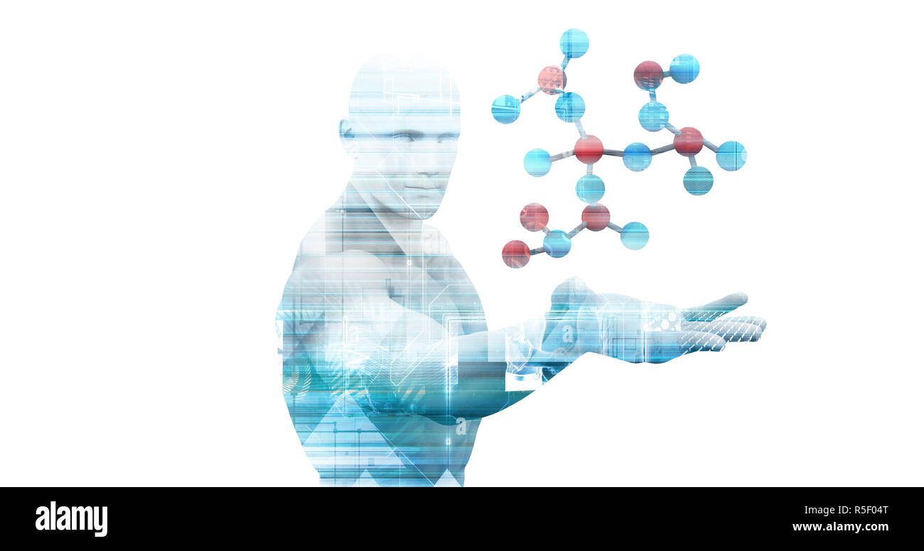 Abstract Science Background Stock Photo - Alamy