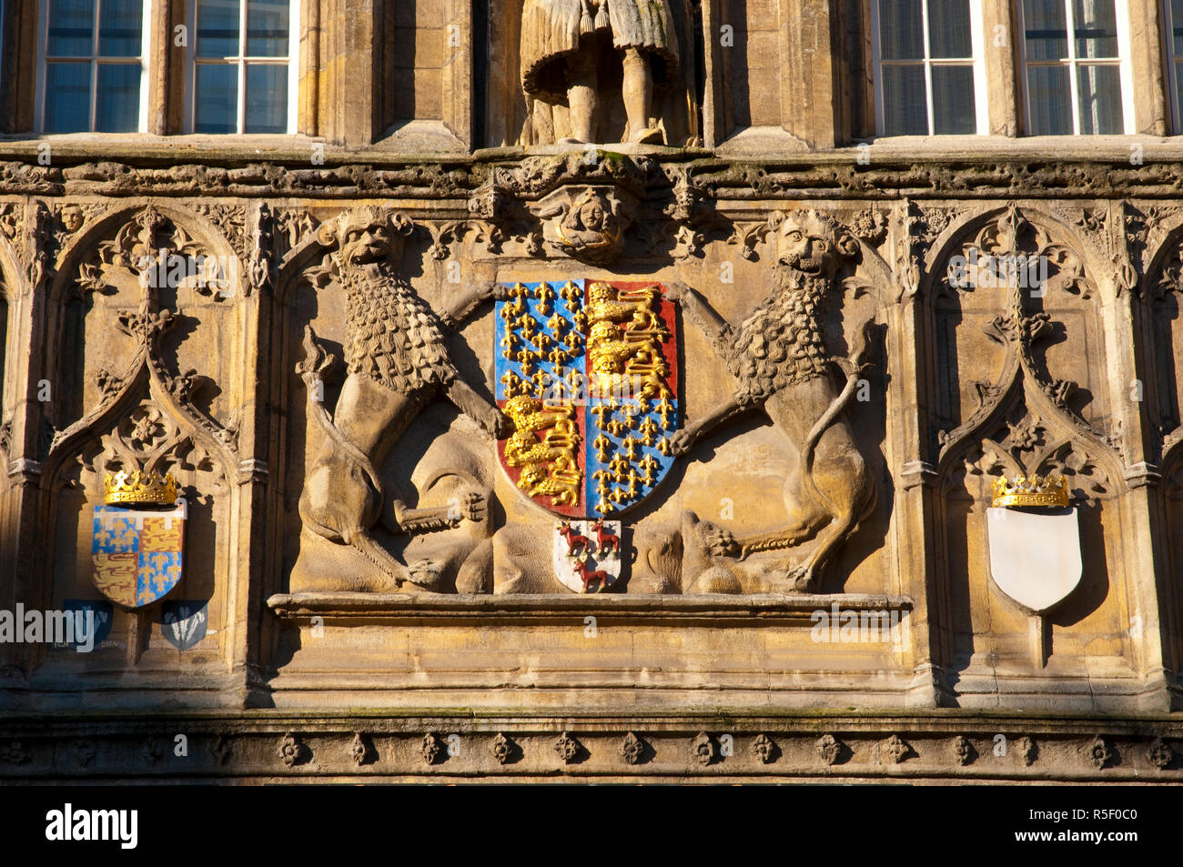 UK, England, Cambridge, Cambridge University, Trinity College Gatehouse ...