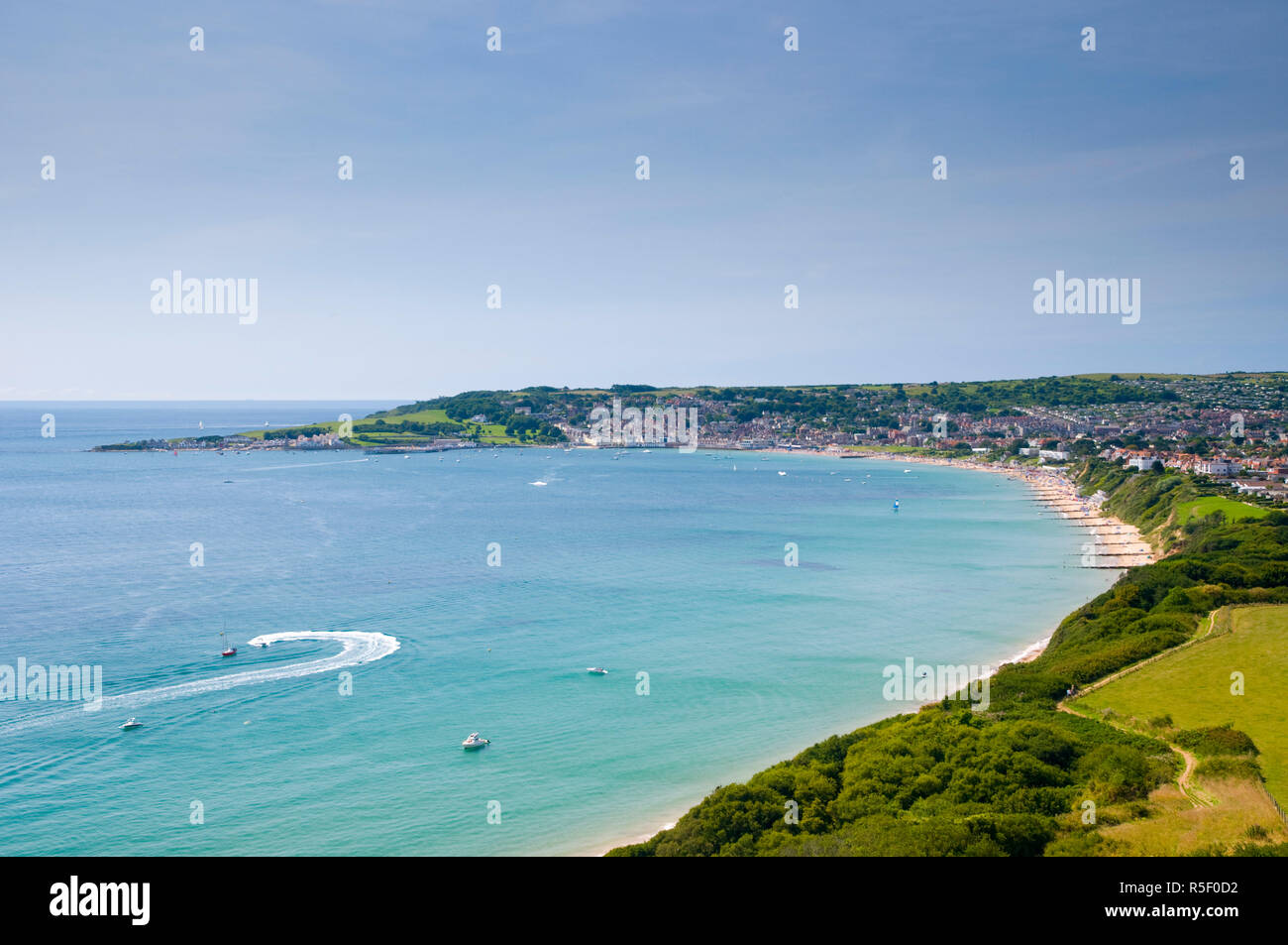 Swanage aerial hi-res stock photography and images - Alamy