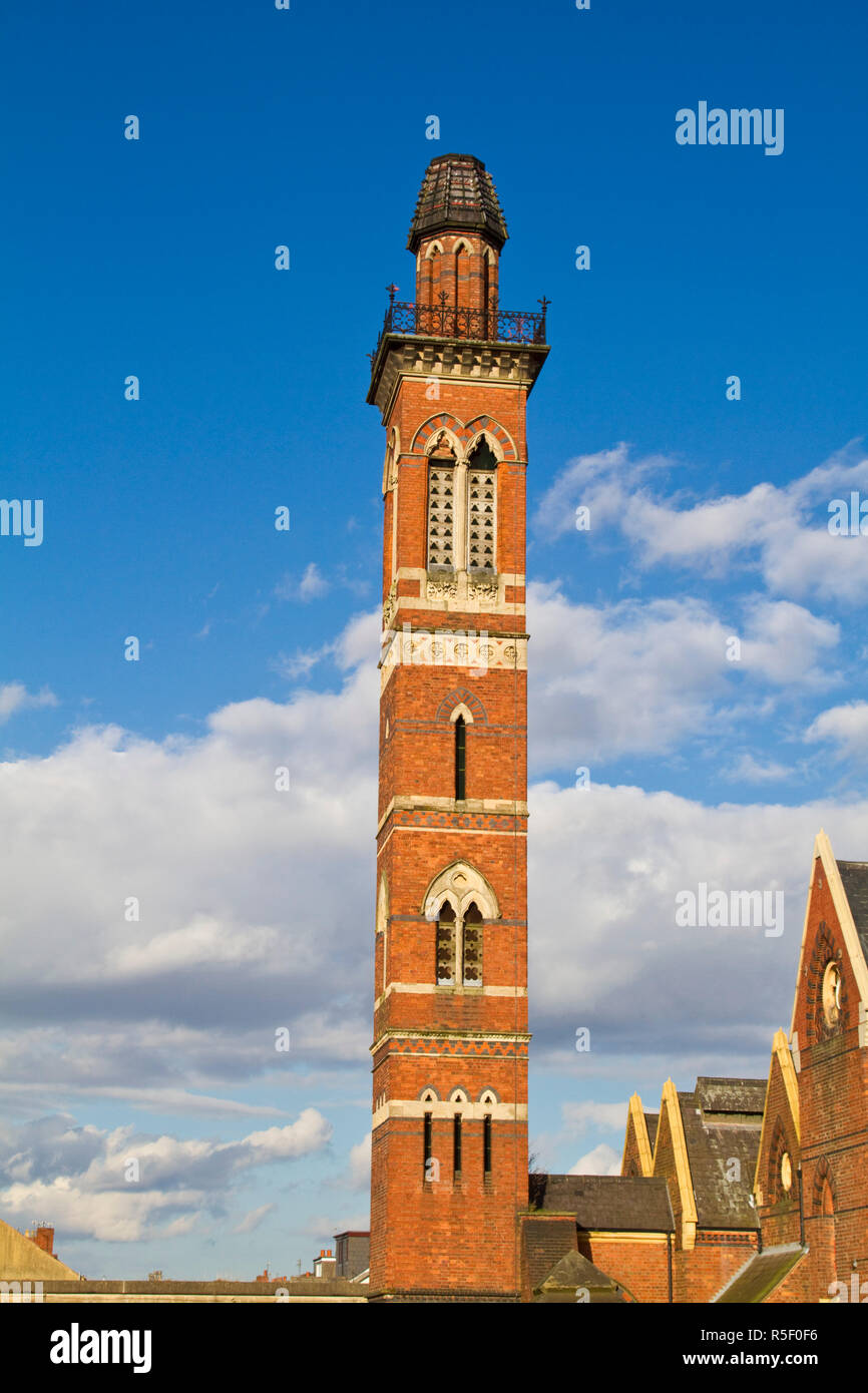 England, Birmingham, Edgbaston, Waterworks Tower One of the 2 towers ...