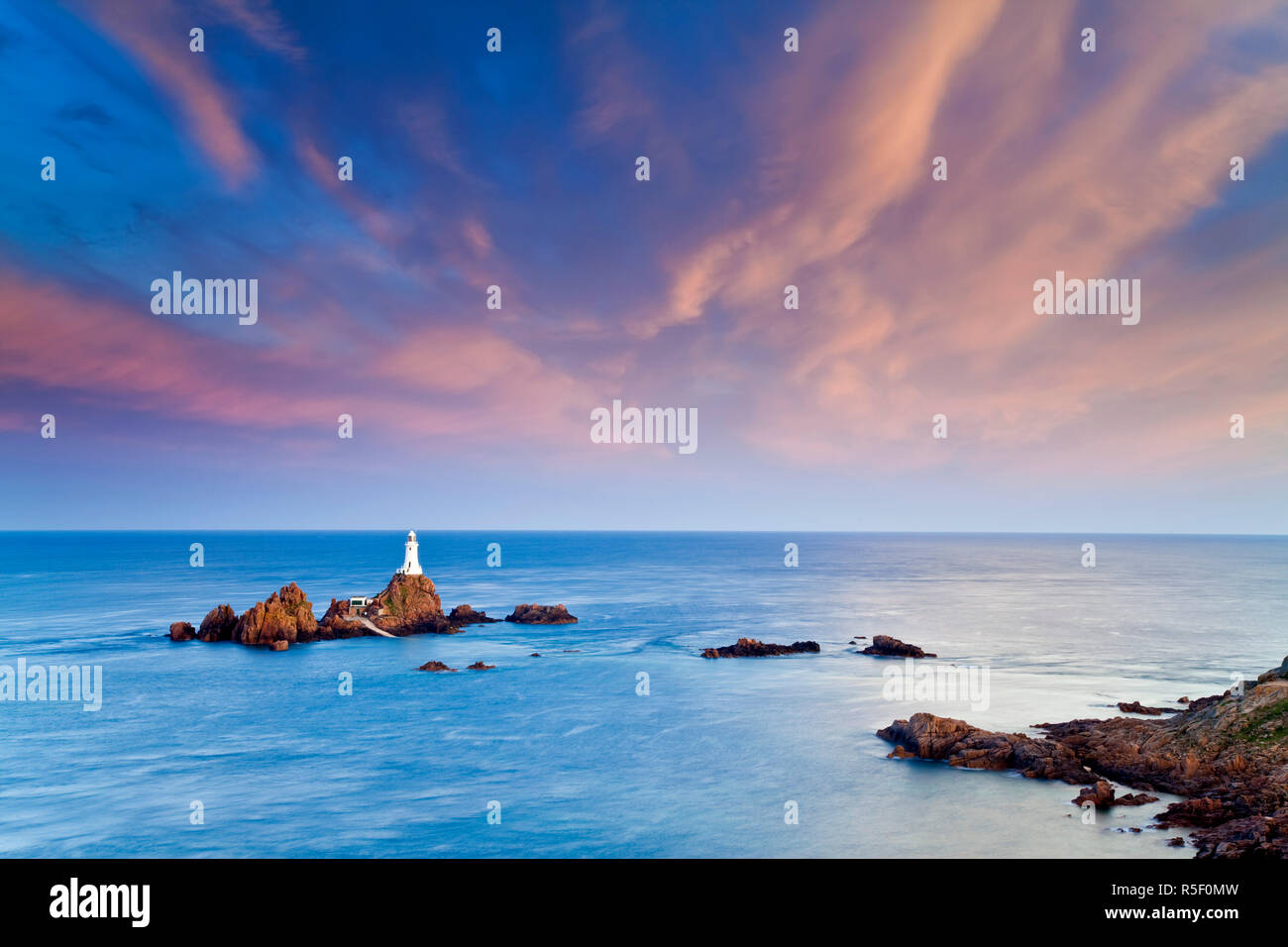 Corbiere Lighthouse, Jersey, Channel Islands, UK Stock Photo - Alamy