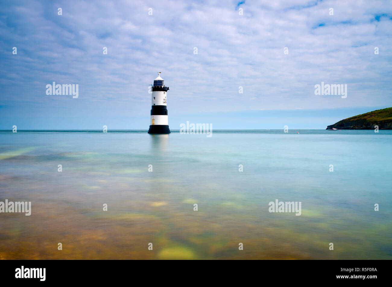 United Kingdom, Wales, Gwynedd, Anglesey, Penmon Lighthouse or Trwyn Du ...