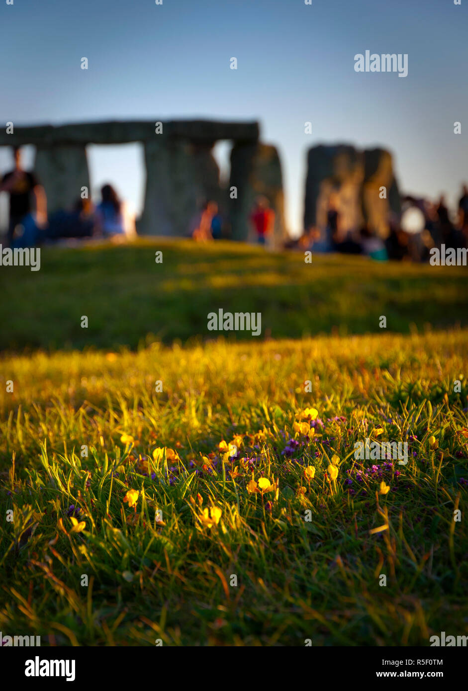 UK, England, Wiltshire, Stonehenge, Summer Solstice Celebrations Stock ...