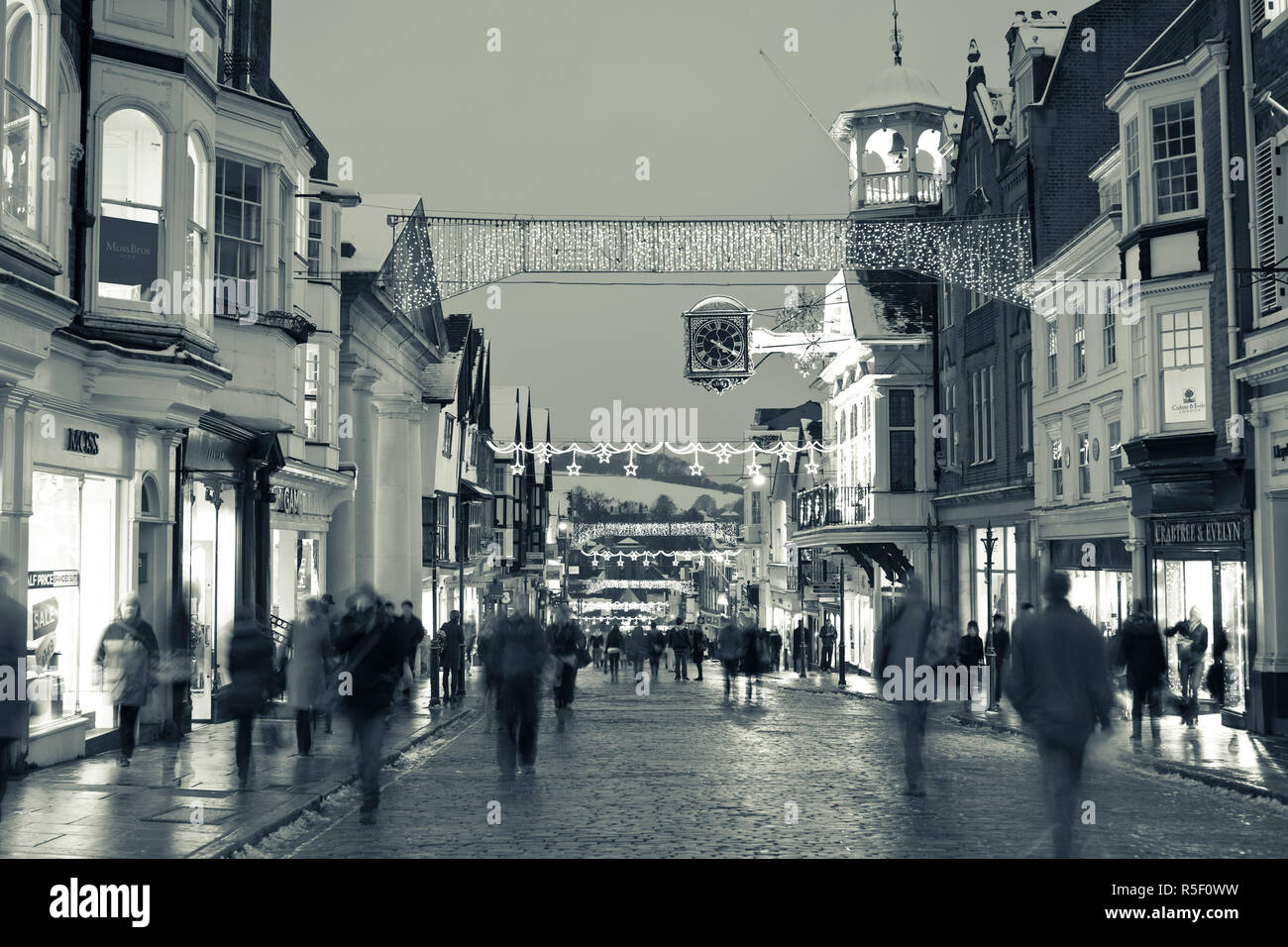High Street, Guildford, Surrey, England Stock Photo - Alamy