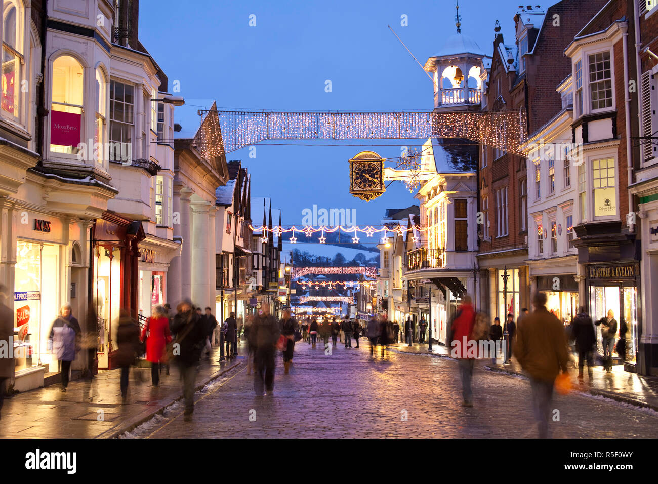 High Street, Guildford, Surrey, England Stock Photo - Alamy