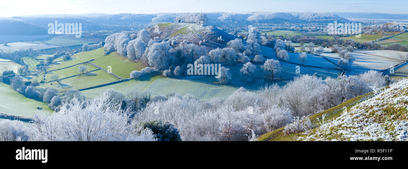 Downham Hill, Uley, Gloucestershire, UK Stock Photo - Alamy