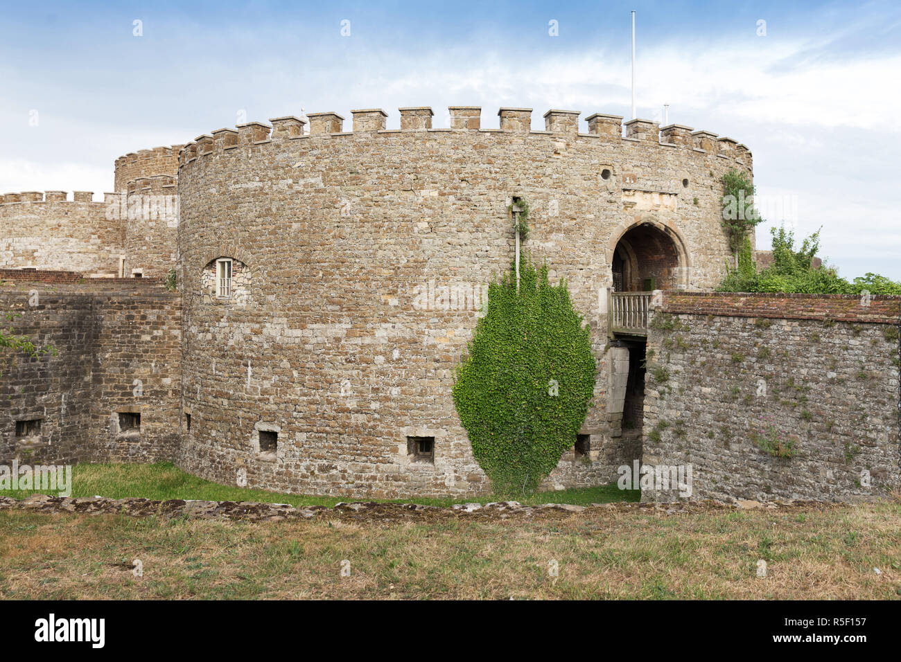 Ancient Deal castle on a seacost in Kent England United Kingdom Stock ...