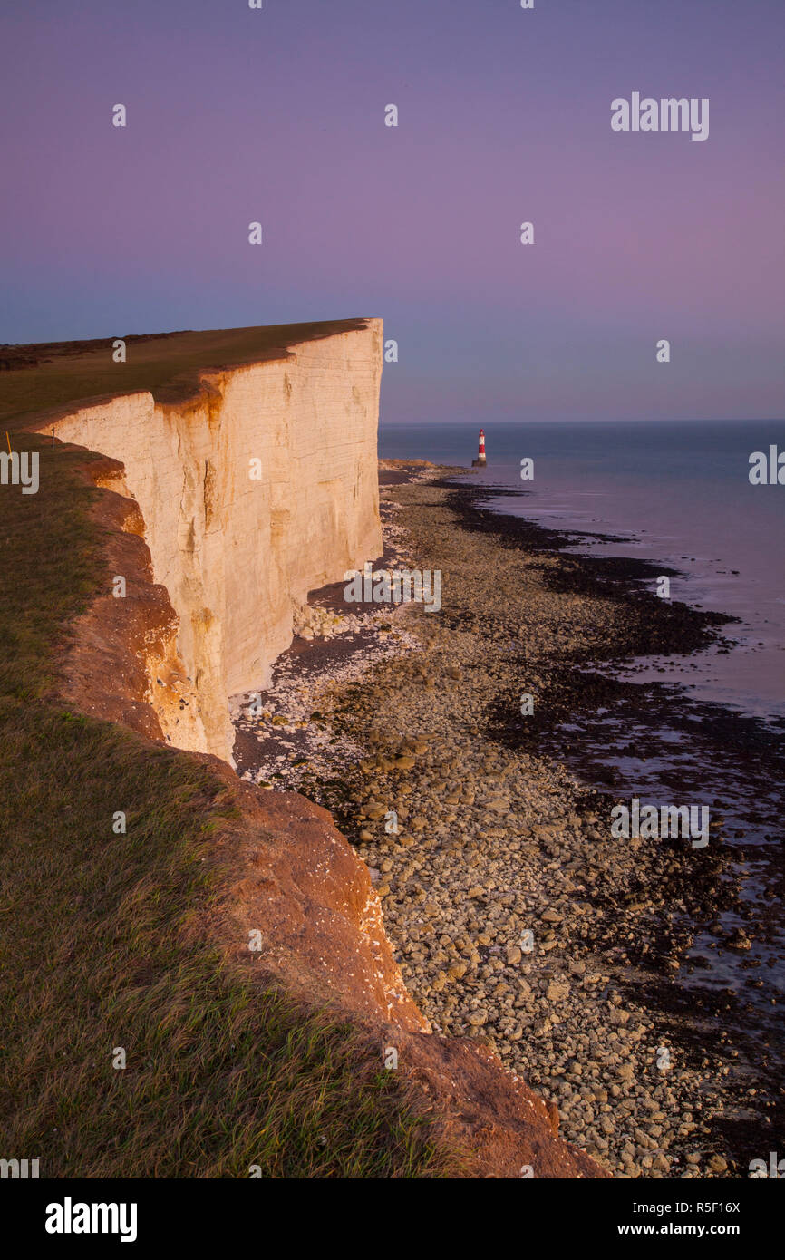 Sunset at beachy head, sussex hi-res stock photography and images - Alamy
