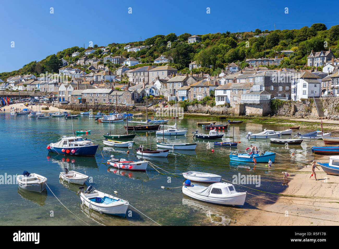 Mousehole harbour and beach, Mousehole, Cornwall, UK Stock Photo - Alamy