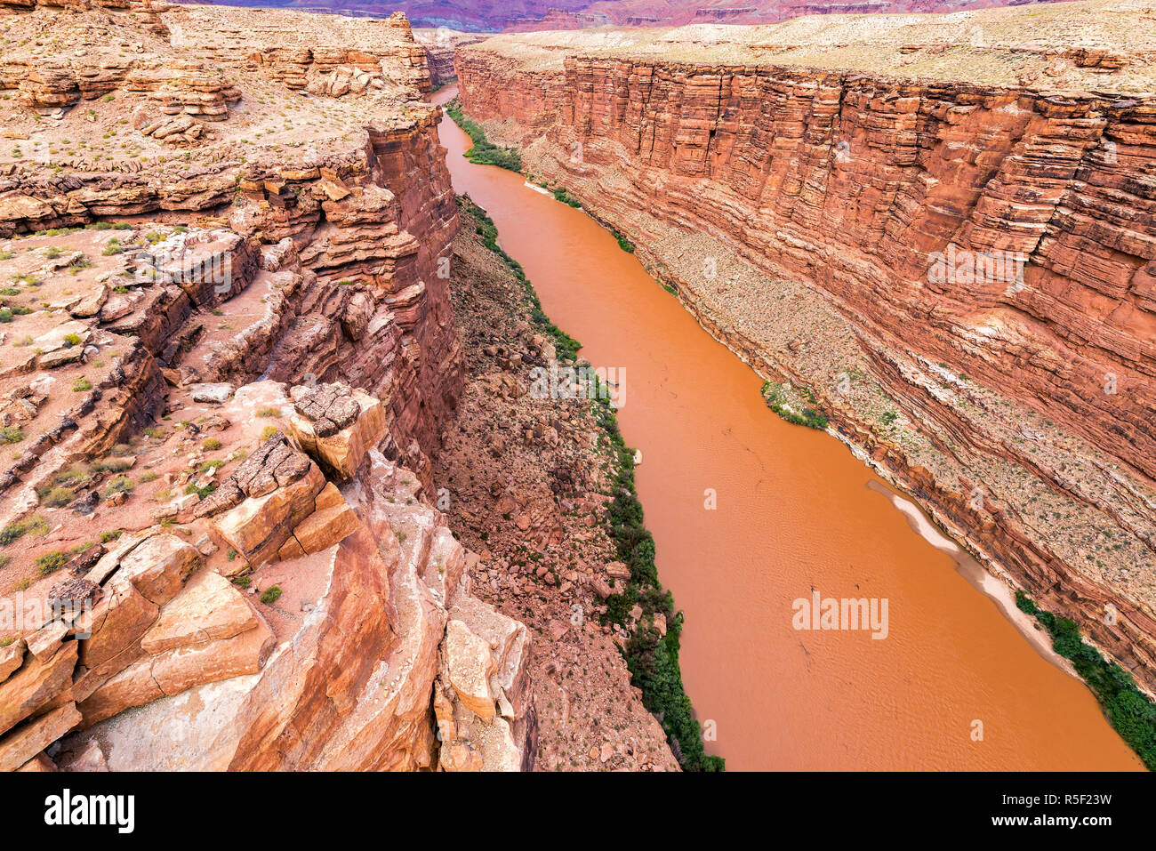 Marble Canyon and Colorado River Stock Photo - Alamy