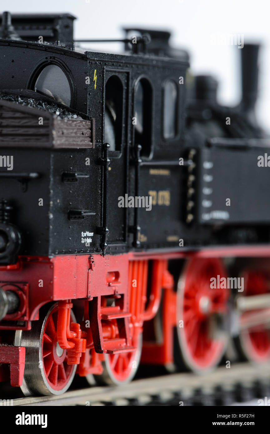 detail view of a steam locomotive Stock Photo - Alamy