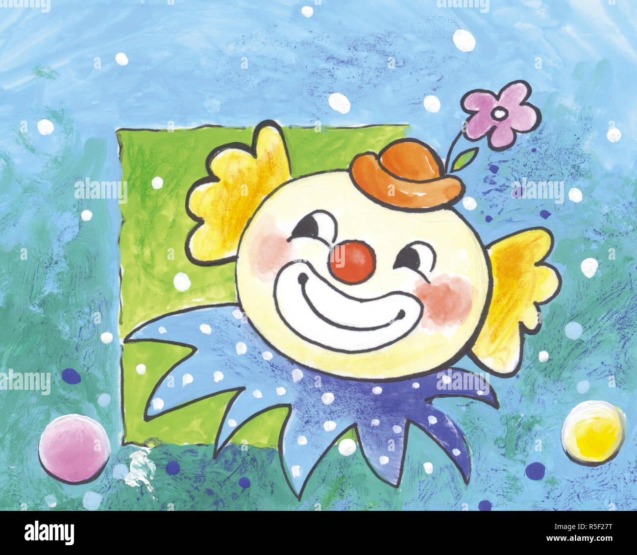 Clown with hat hi-res stock photography and images - Alamy