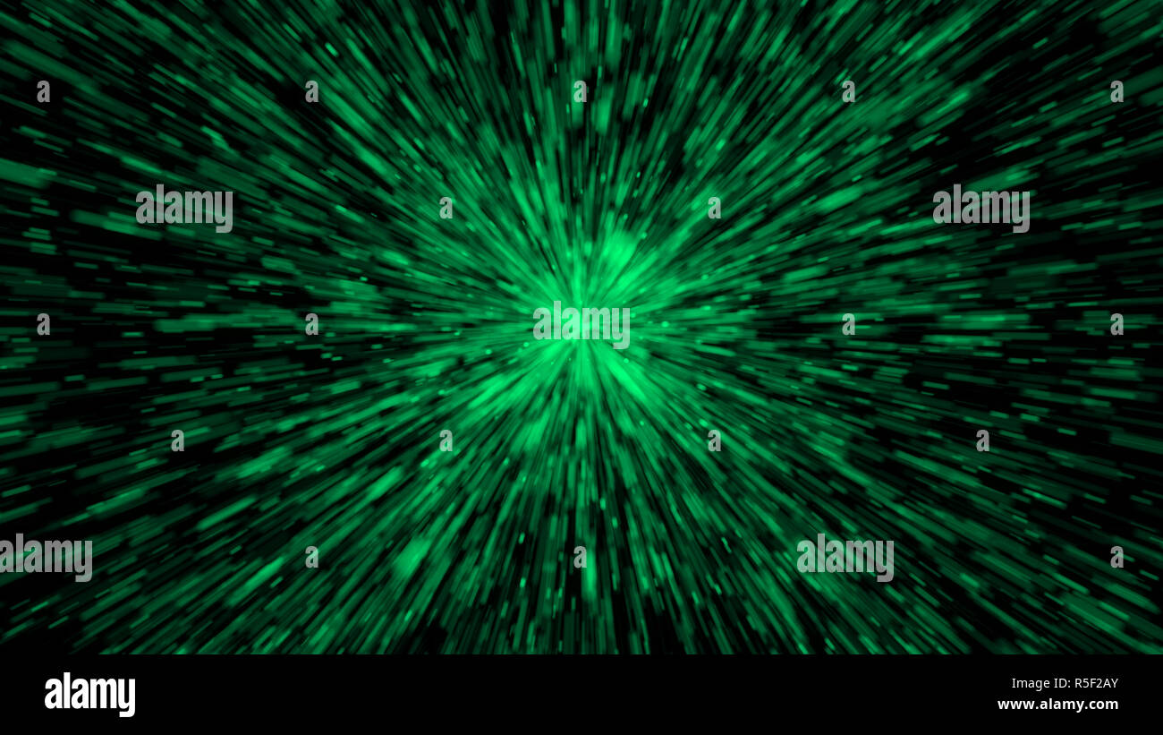 Particle or space traveling. Particle zoom background Stock Photo - Alamy