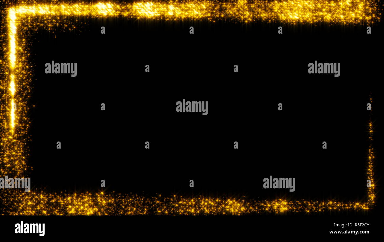 Abstract background with magic border. 3d render Stock Photo - Alamy