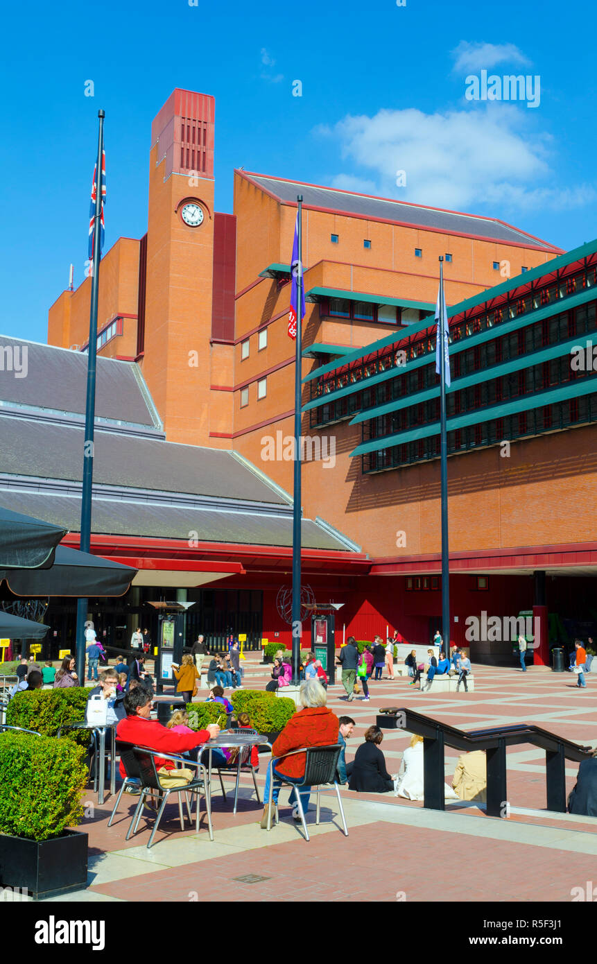 UK, England, London, Kings Cross, British Library Stock Photo - Alamy