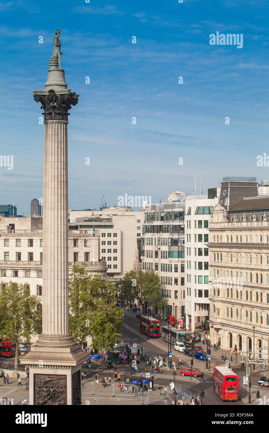 UK, England, London, View of Trafalgar Square Stock Photo - Alamy