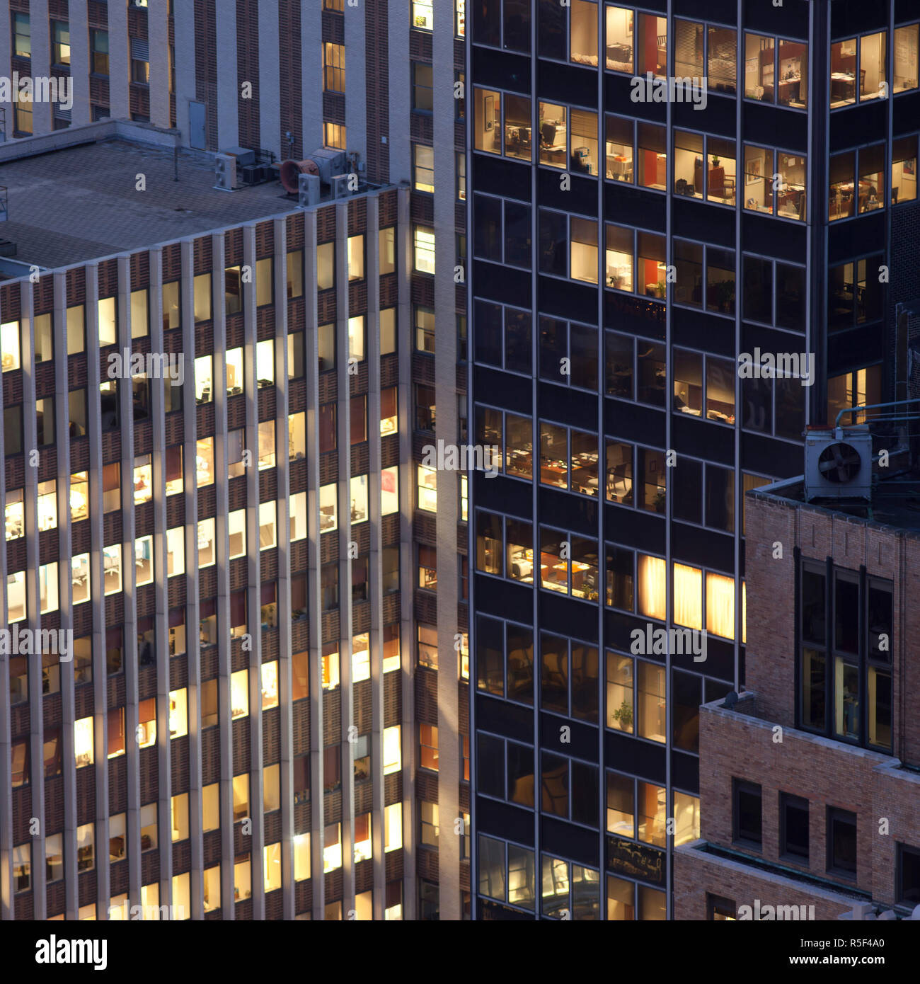 Office buildings in Manhattan, New York City, USA Stock Photo - Alamy