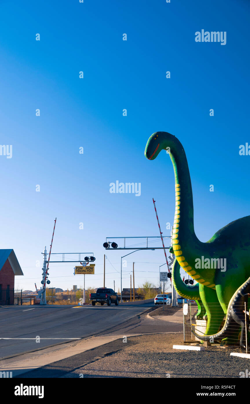 Route 66 arizona dinosaur hi-res stock photography and images - Alamy
