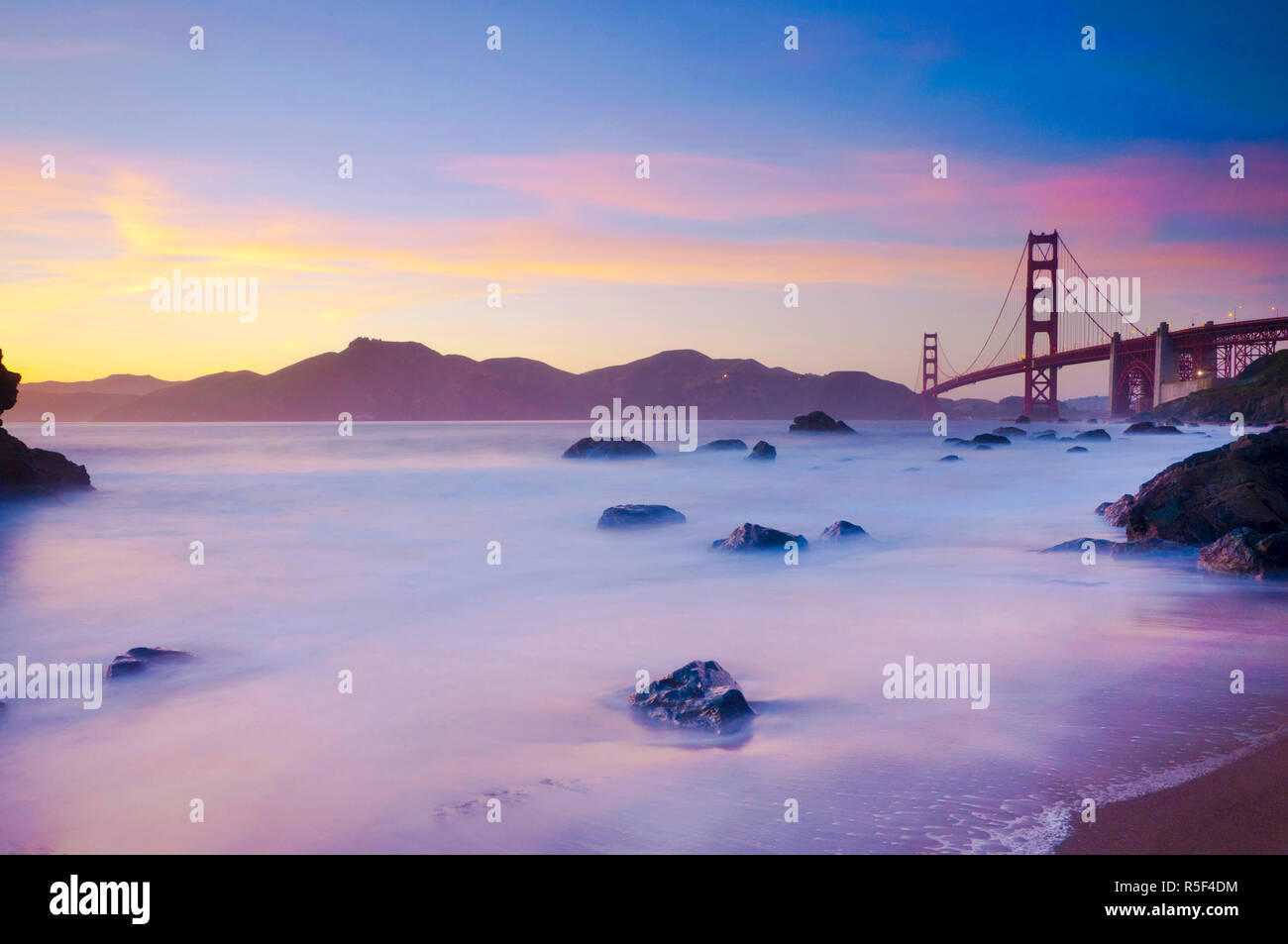 Golden gate bridge marshall beach hi-res stock photography and images ...