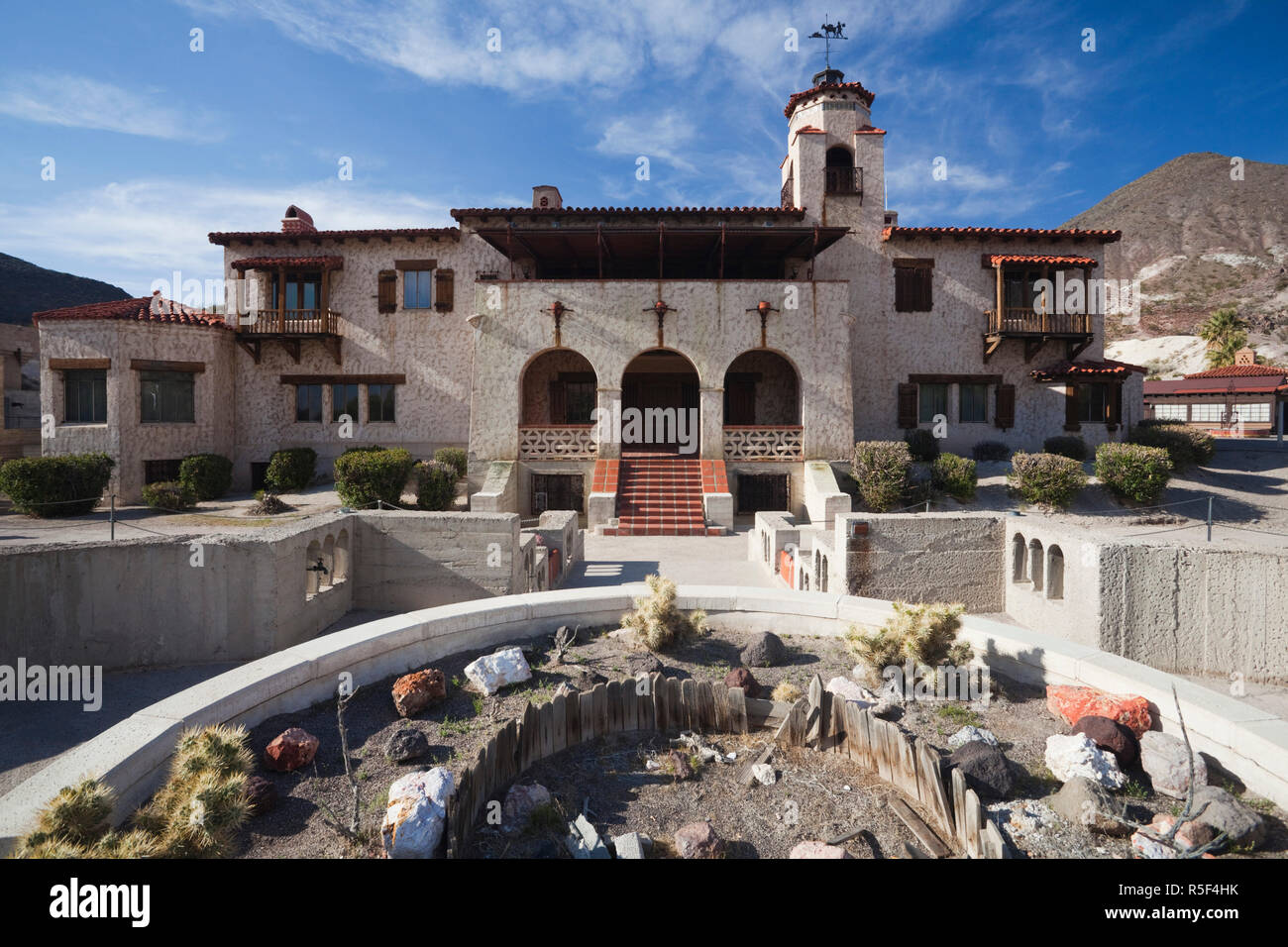 USA, California, Death Valley National Park, Scottys Castle, former ...
