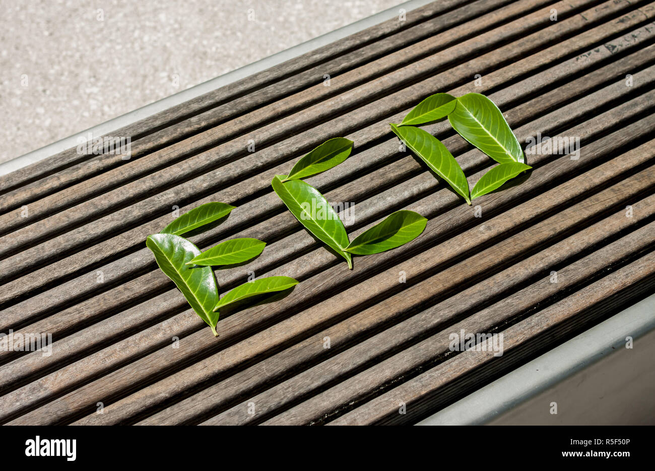Word eco composed green hi-res stock photography and images - Alamy