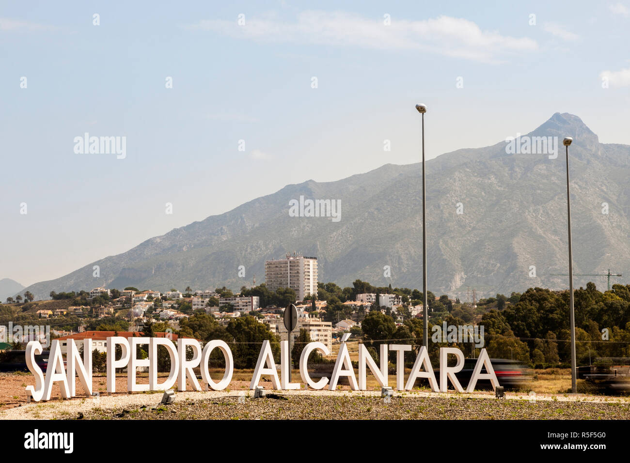Malaga spain traffic roundabout hi-res stock photography and images - Alamy