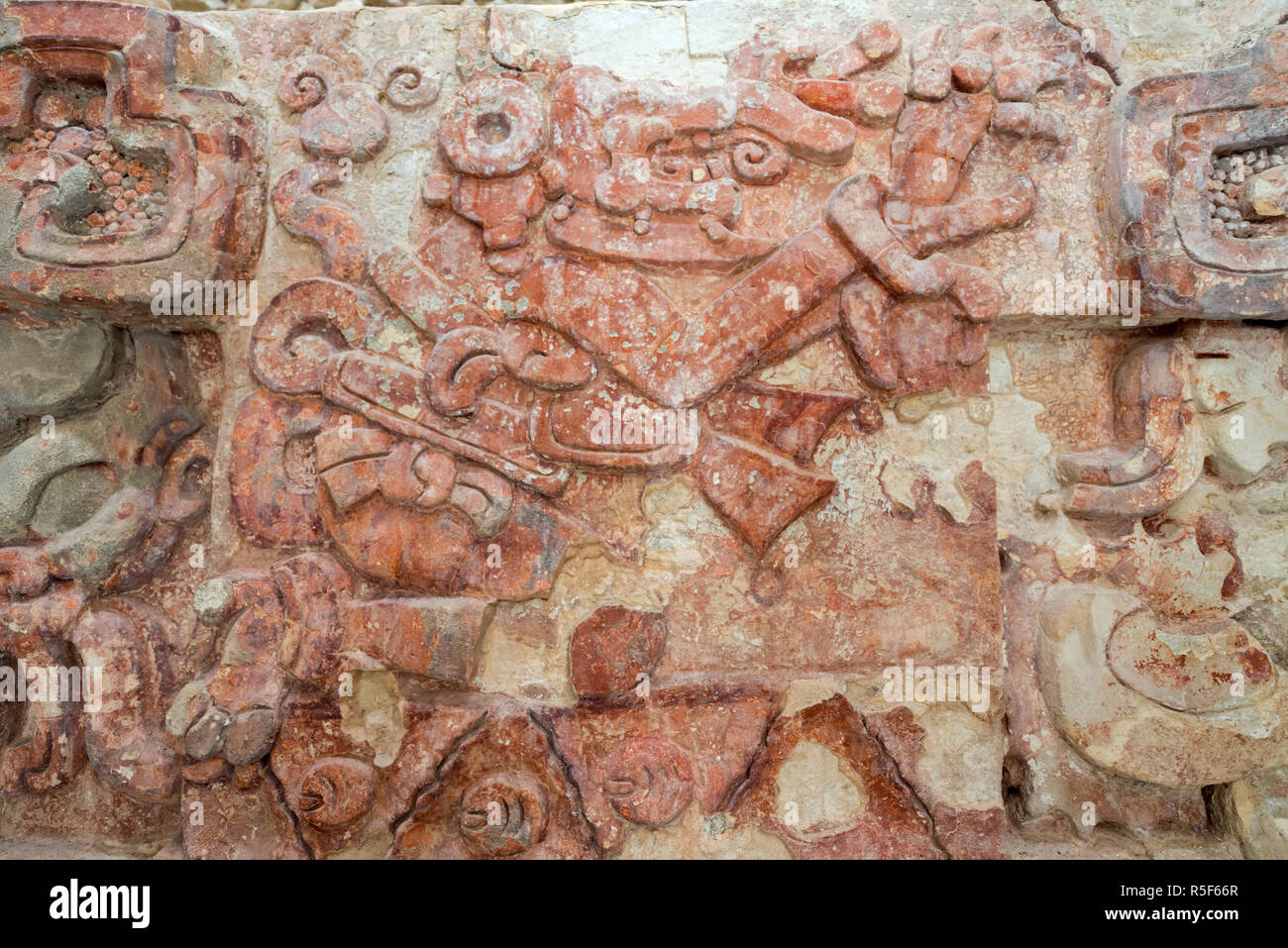Ancient Mayan Frieze Stock Photo - Alamy