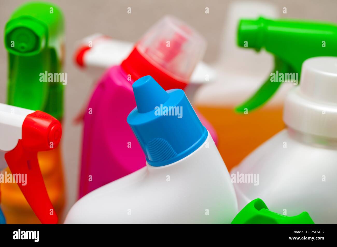 Bottles bathroom cleaning products hi-res stock photography and images ...