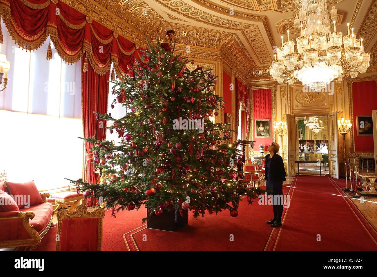 It's Starting to look like Christmas at Windsor Castle 2018 Stock Photo ...