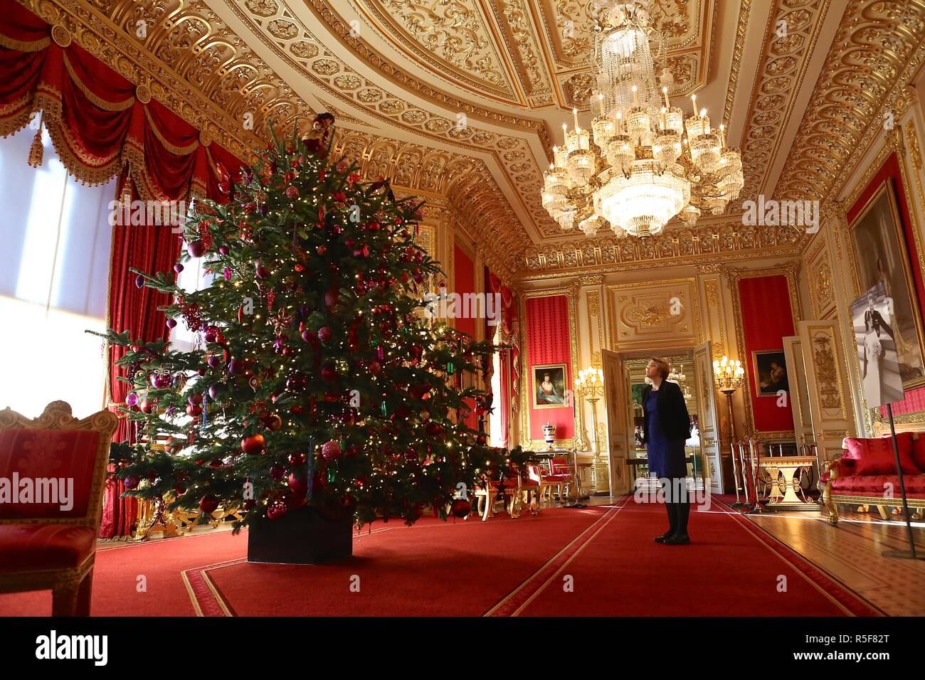 It's Starting to look like Christmas at Windsor Castle 2018 Stock Photo ...