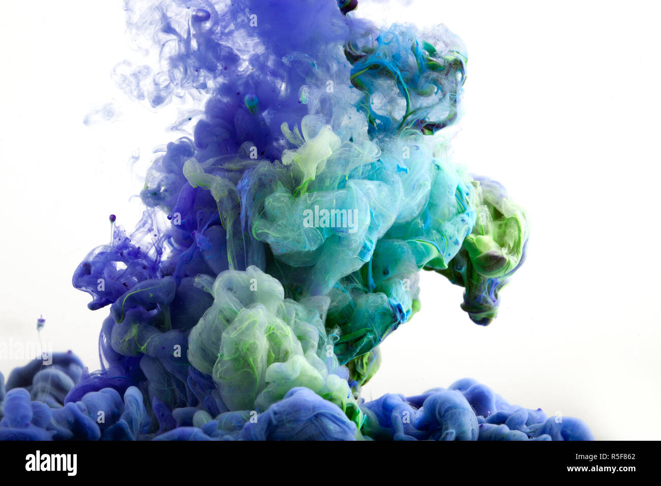 Ink in water Stock Photo - Alamy