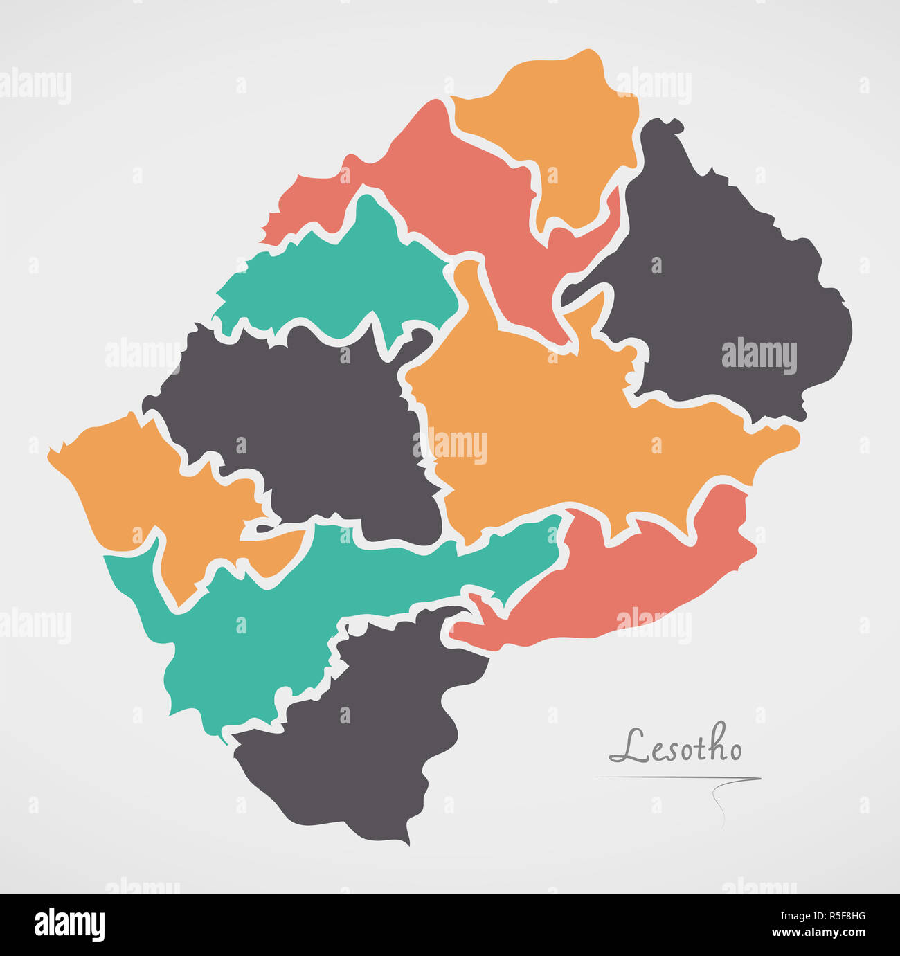 Lesotho silhouette hi-res stock photography and images - Alamy