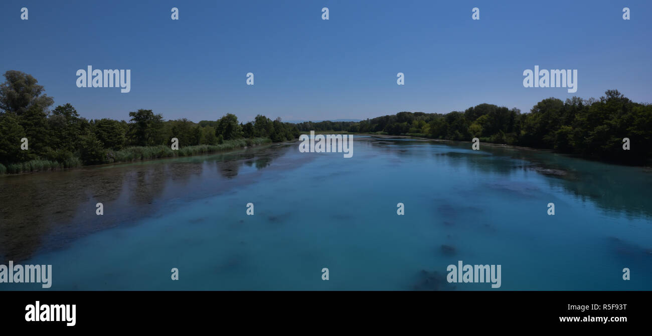 river mouth of the drome in the rhone Stock Photo - Alamy