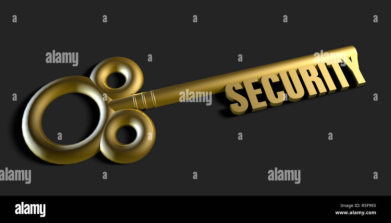 Key To Your Security Stock Photo - Alamy