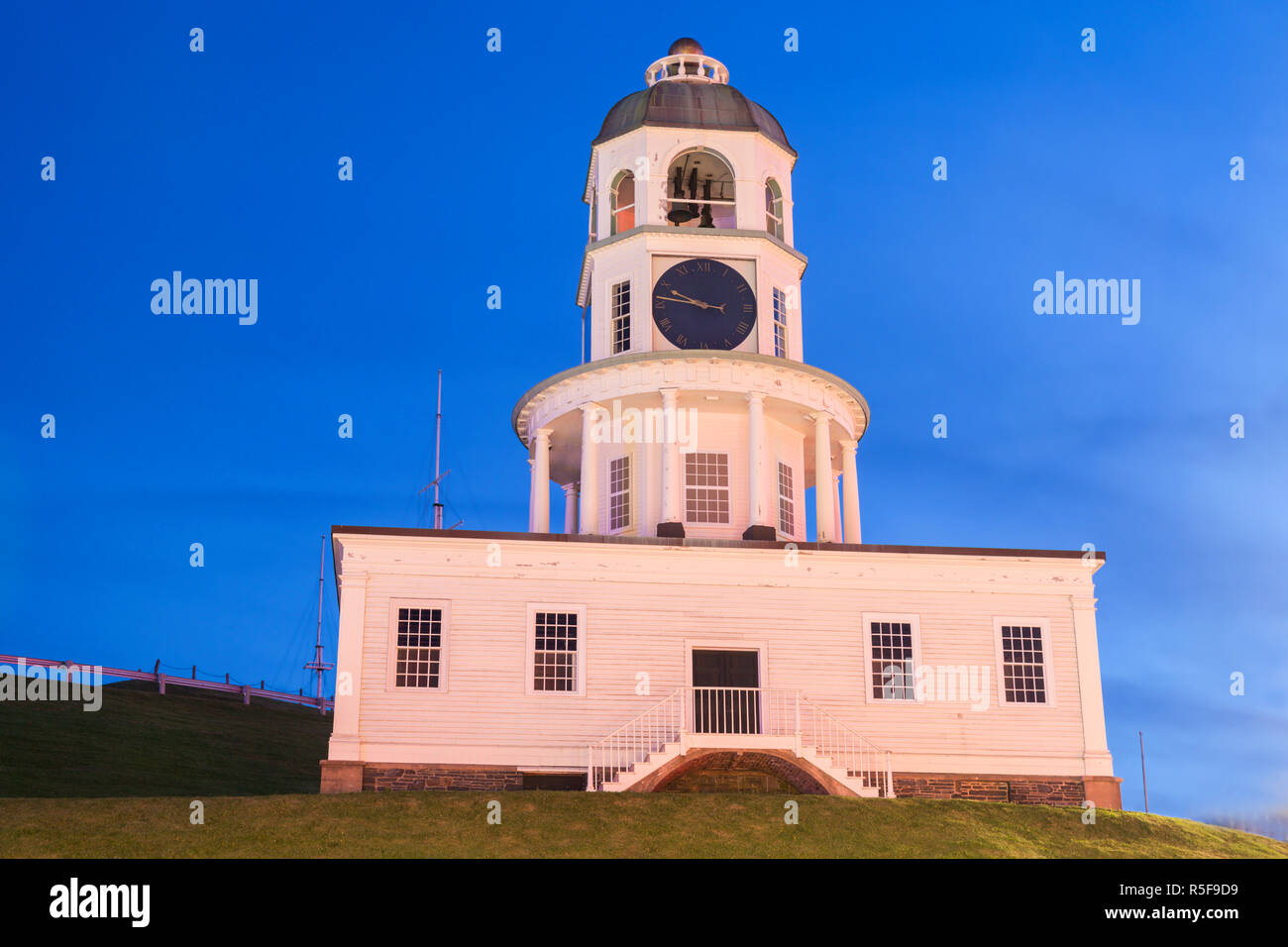 Halifax clock tower and downtown halifax hi-res stock photography and ...