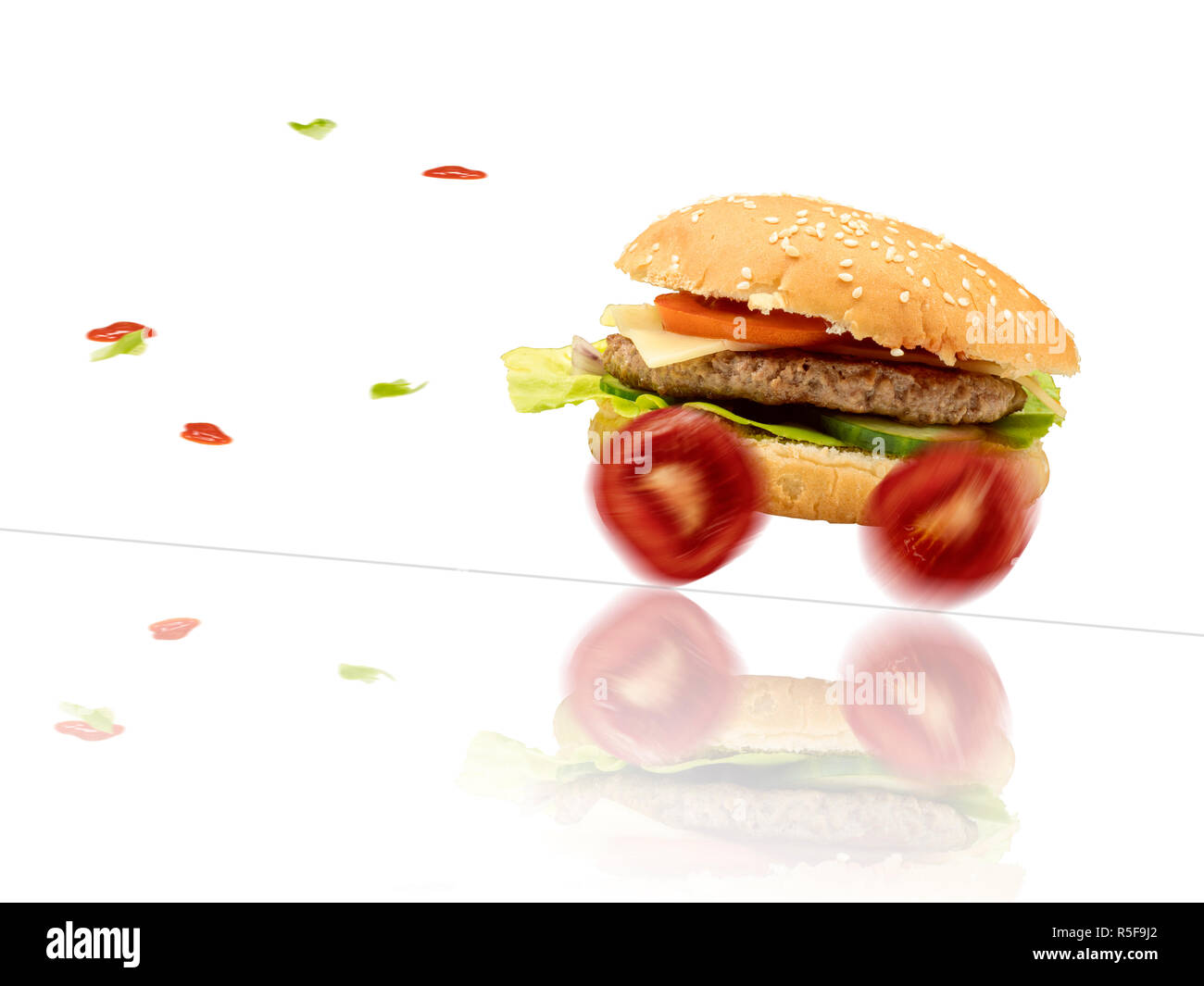 Quickly fast food Cut Out Stock Images & Pictures - Alamy