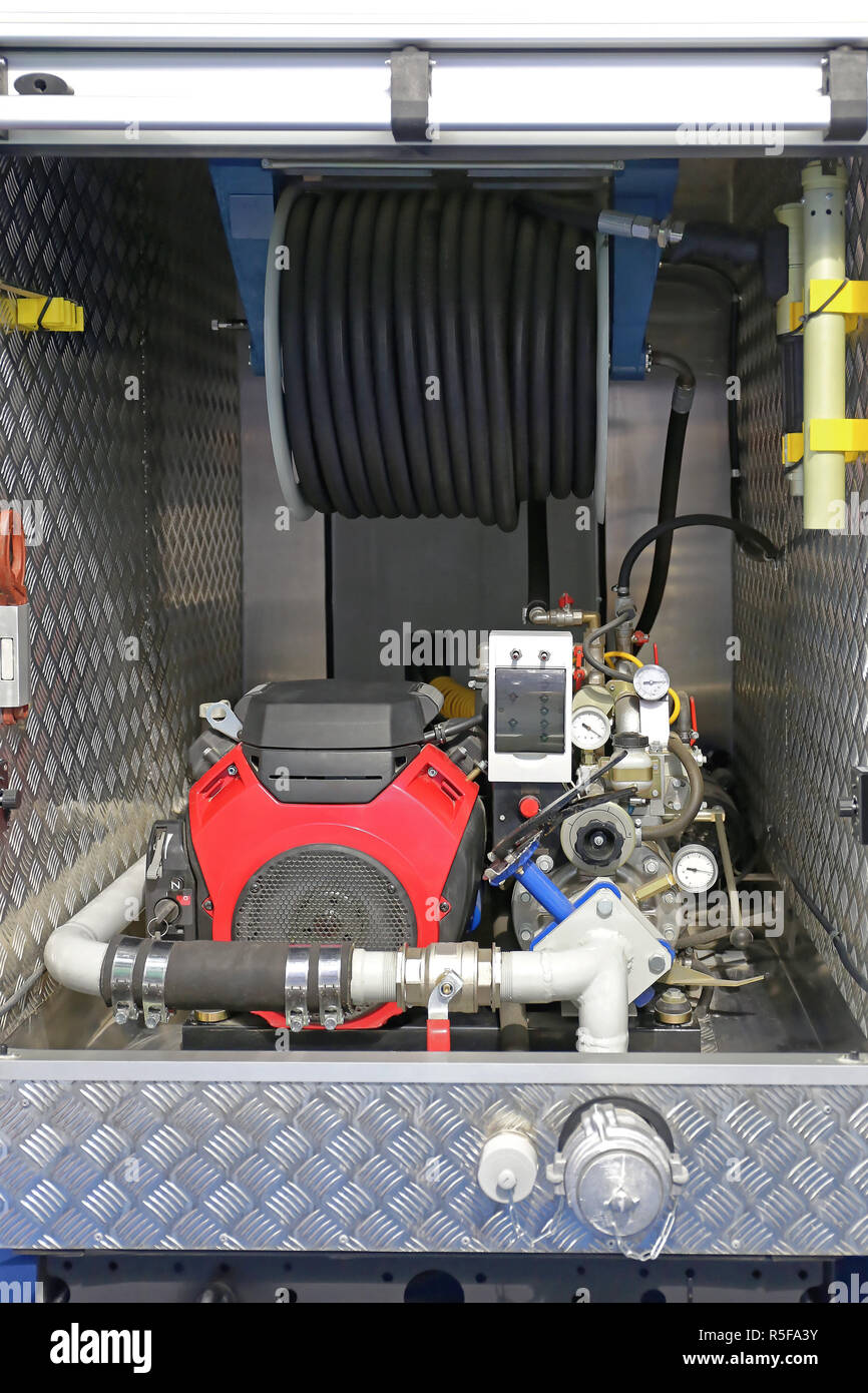 Fire engine pump hi-res stock photography and images - Alamy