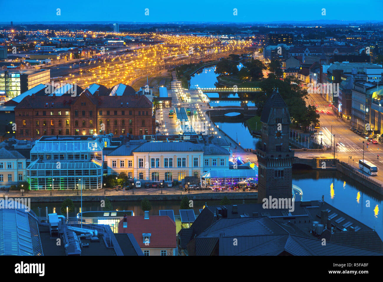 Malmo station aerial hi-res stock photography and images - Alamy