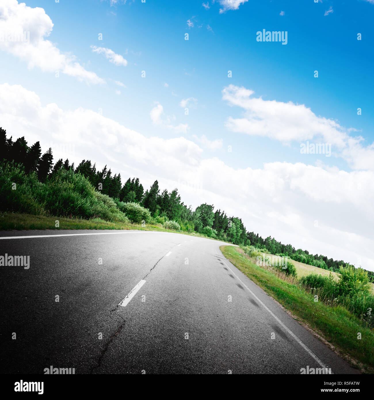 Road way forward direction Stock Photo - Alamy