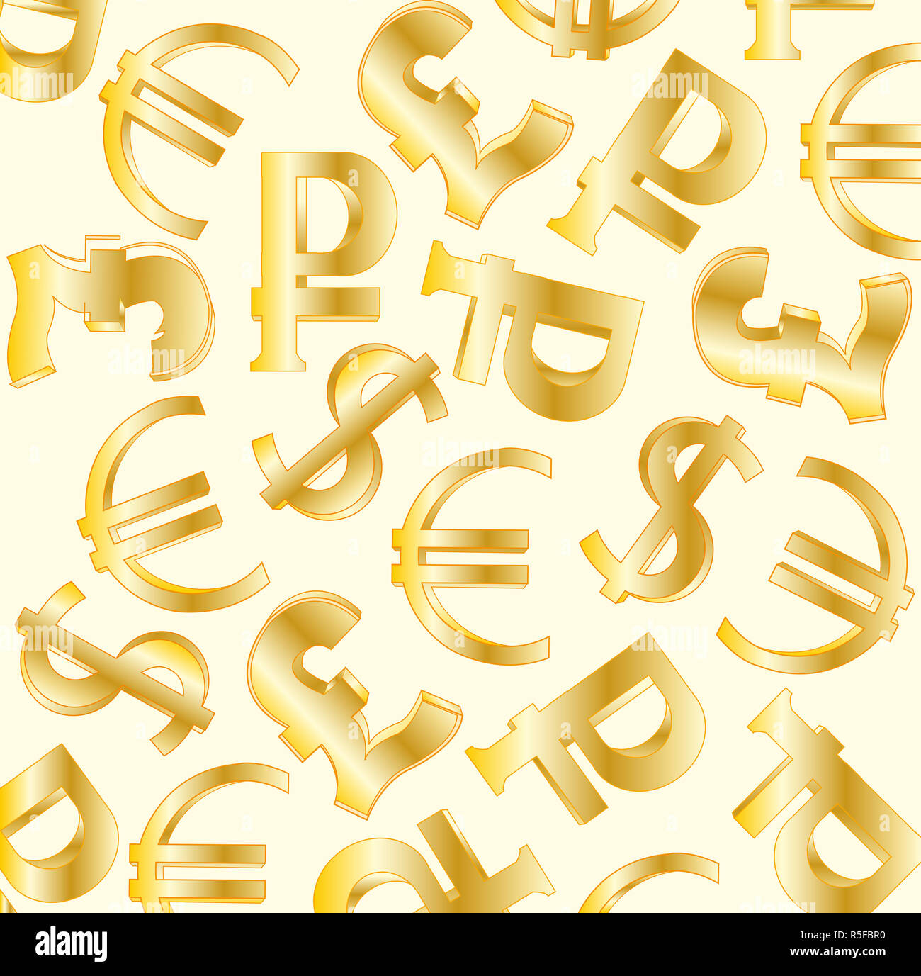 Symbols money sign Stock Photo - Alamy