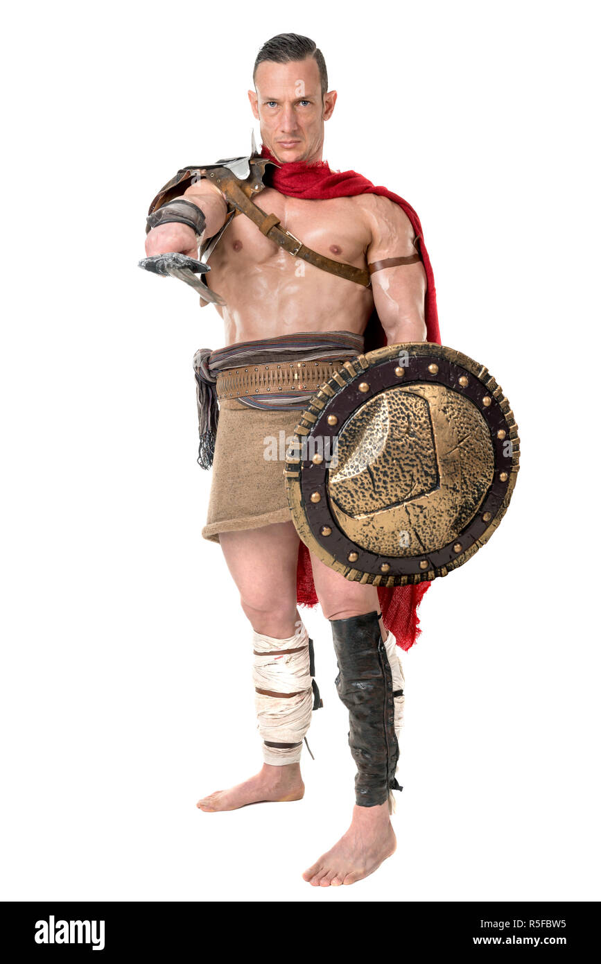 Ancient soldier or Gladiator Stock Photo - Alamy