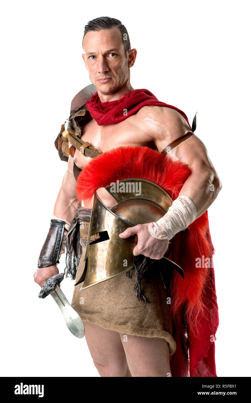 Ancient soldier or Gladiator Stock Photo - Alamy